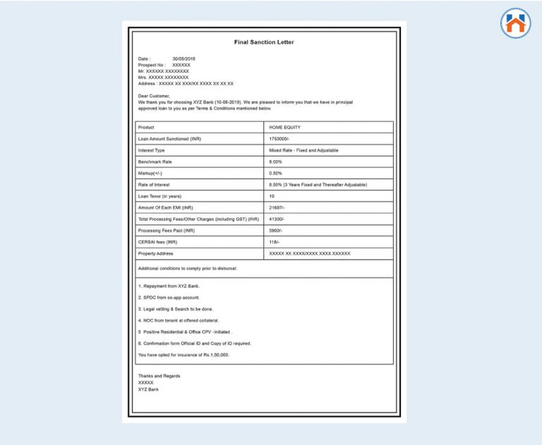 Home Loan Sanction Letter v/s In-Principle Sanction v/s Disbursement Letter