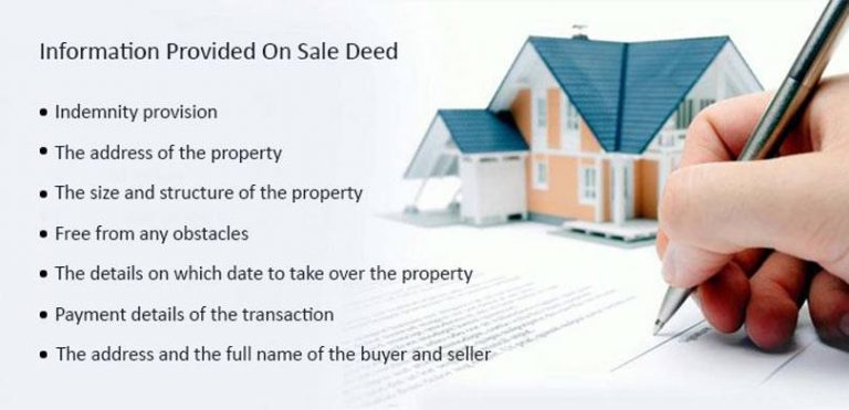 What Is Sale Deed? Meaning & Sample Format | Homebazaar