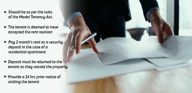 Important Rent Deposit Rules Of Model Tenancy Act, 2021