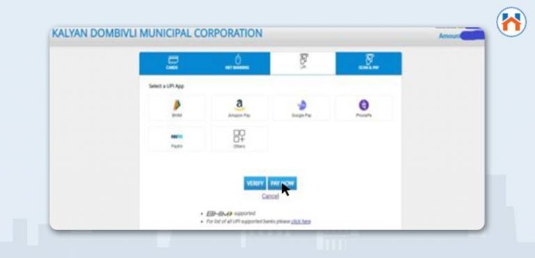 KDMC Property Tax Payment: View Bill and Online Payment Process